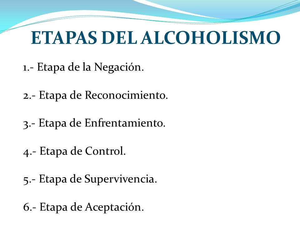 Las etapas del alcoholismo - Fundación Hogares Bethel